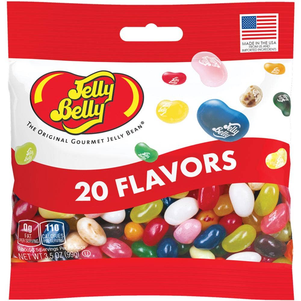 Jelly Belly 20 flavors 3.5 OZ | Harper's Emporium